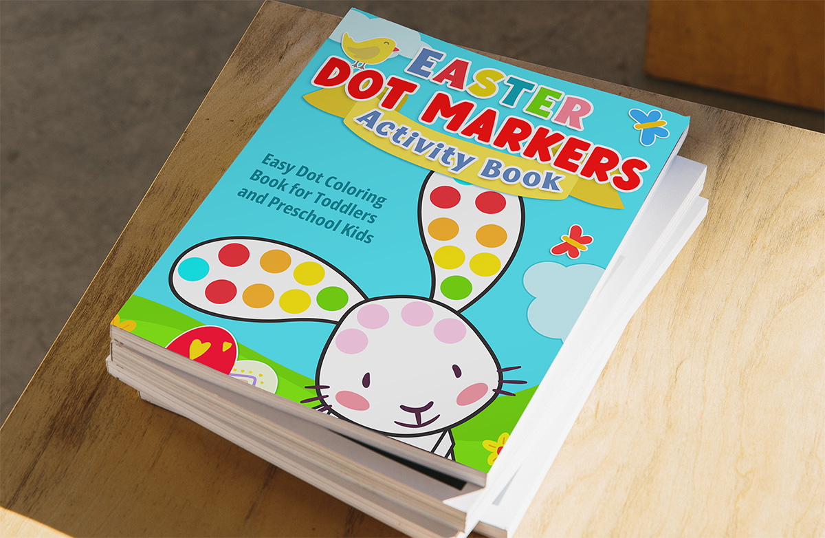 Easter Dot Markers Coloring Book: Easy Do A Dot Book For Kids