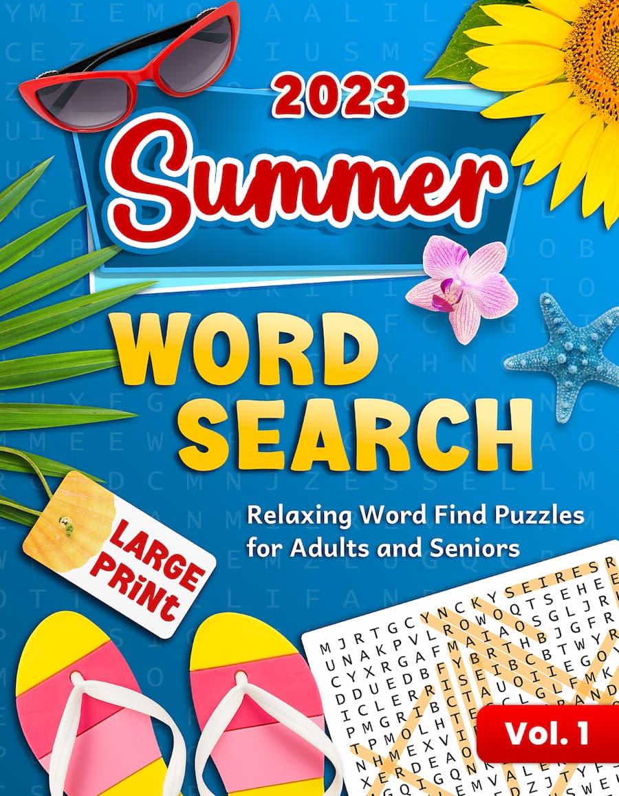 2 Summer Word Search Books To Challenge Your Brain