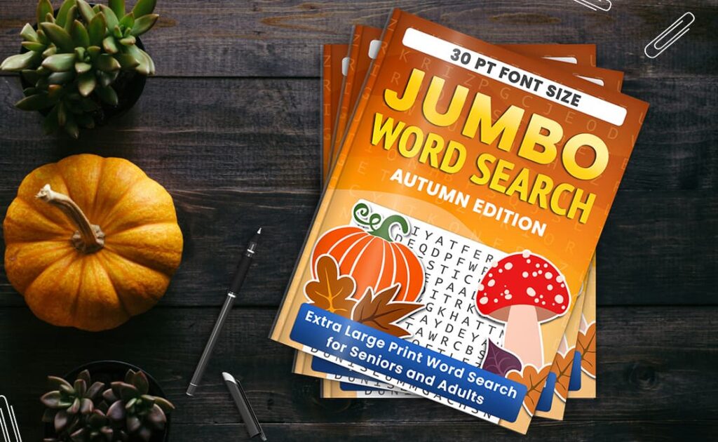 Jumbo Word Search Big Book For Seniors